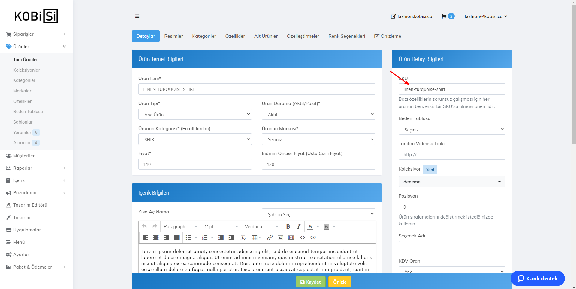 SKU (Stok Kodu) Neye Göre Belirlenir? – Kobisi